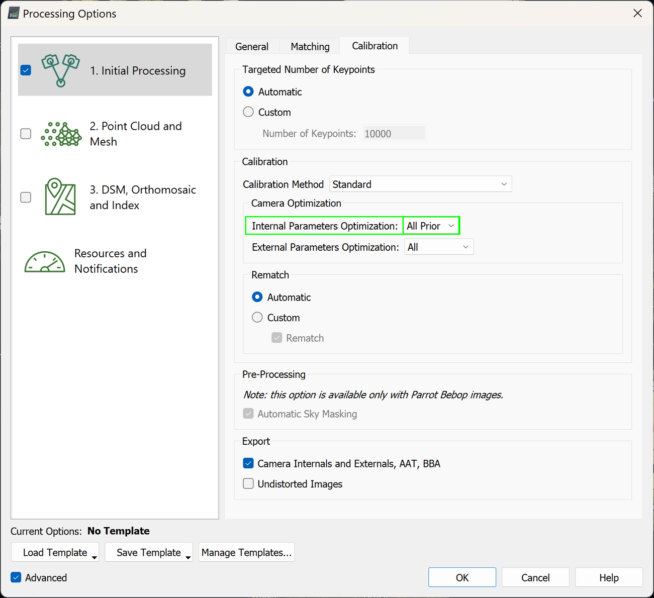 Camera Optimization Error - PIX4Dmapper